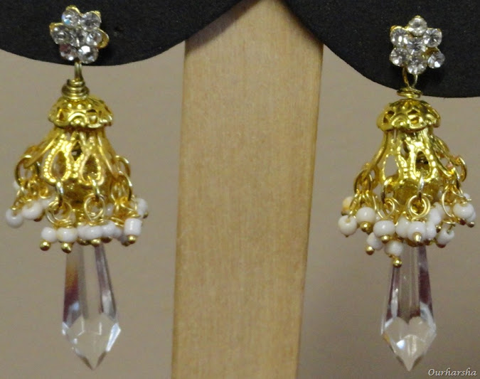 ::My Hobbies::: White Jimikki Earrings